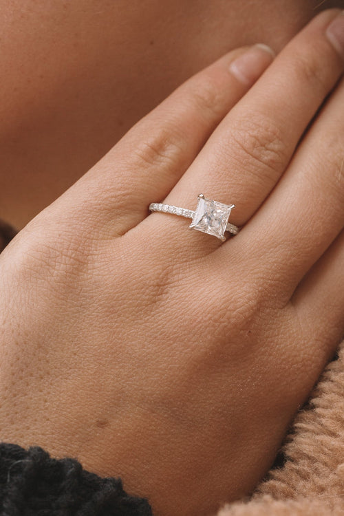 Princess Diamond Ring – Aurous Fine Jewelry LLC