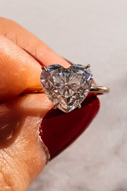 Heart Diamond Ring – Aurous Fine Jewelry LLC